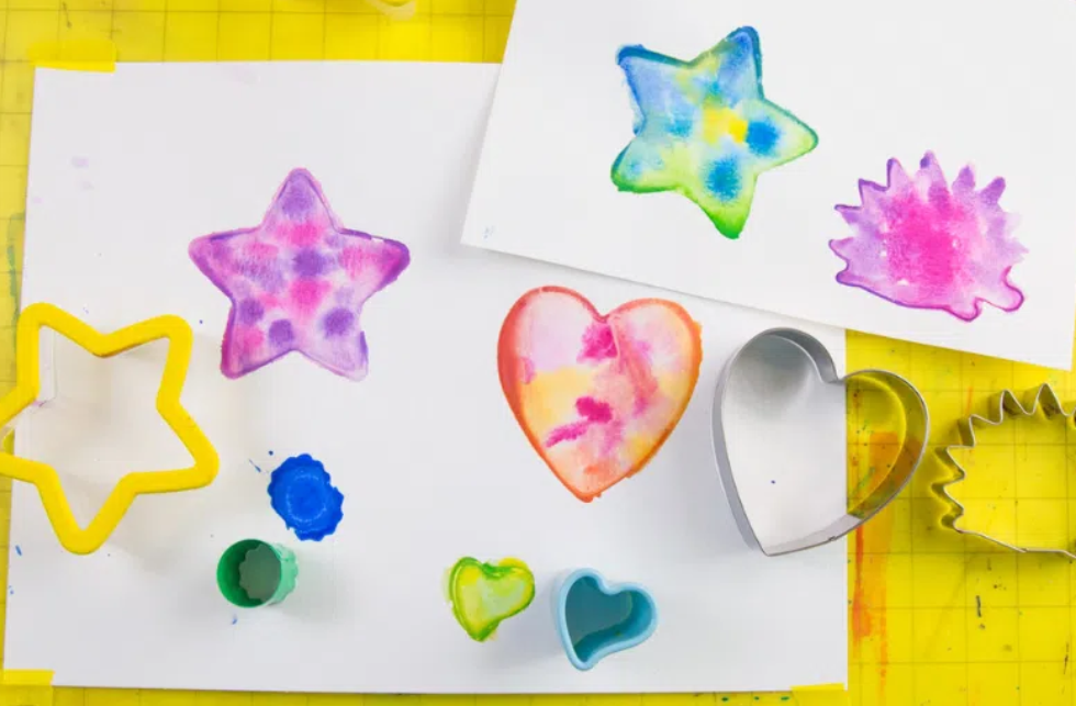 Watercolor Shapes | Los Angeles Public Library
